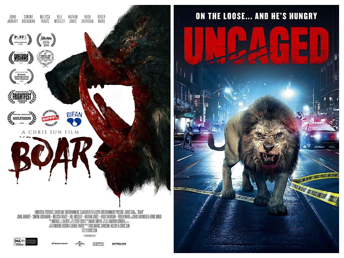 Episode 289 – Drive-In Double Feature: BOAR (2017) and UNCAGED (PREY ...